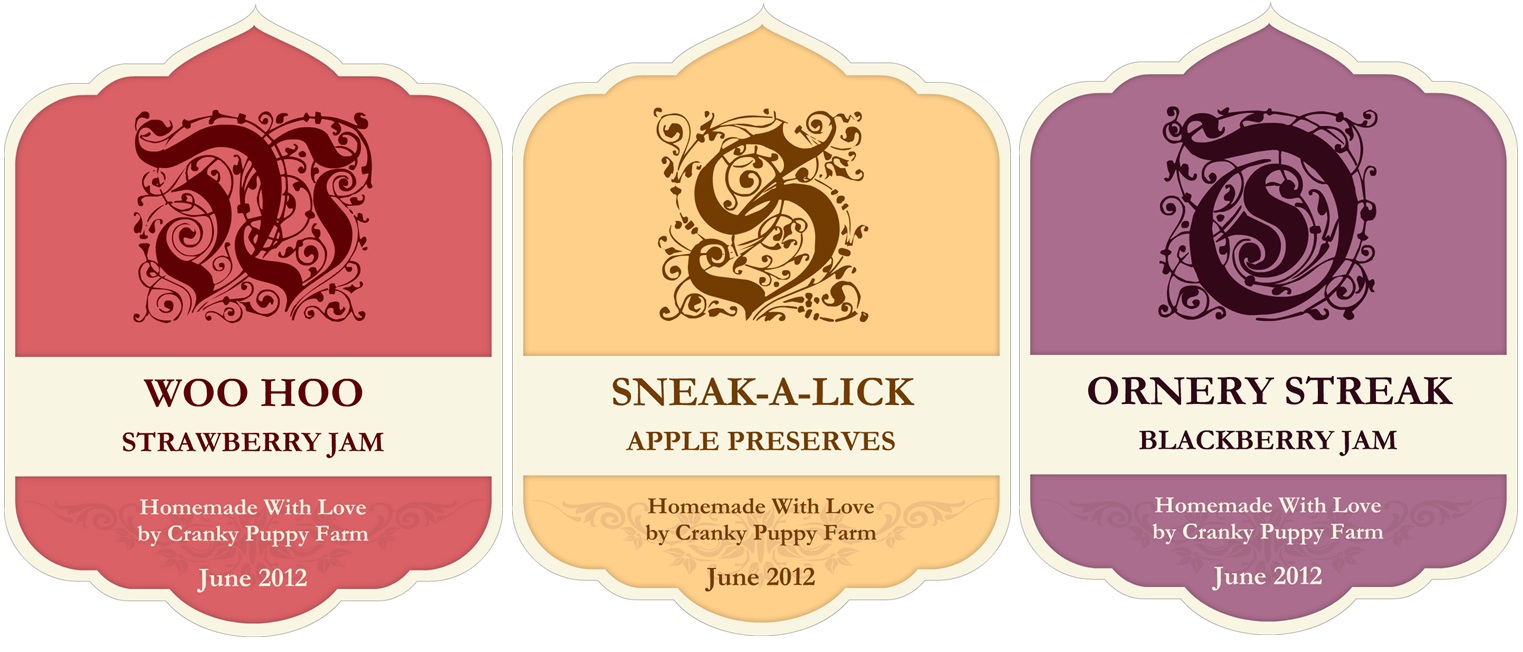 Cranky Puppy Farm: Creative Ideas for Labelling