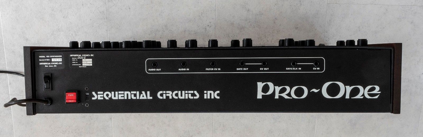 MATRIXSYNTH: Sequential Circuits Pro One Vintage Synth SN 5638