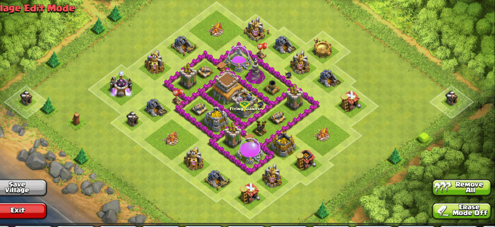 Flying Giants: TH5 War Base - Flying Barbarians