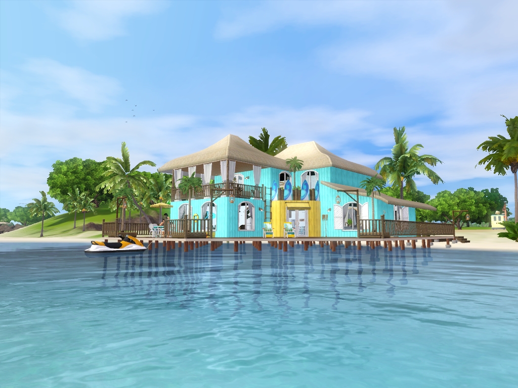 Light Sand - House The Sims 3 - Via Sims