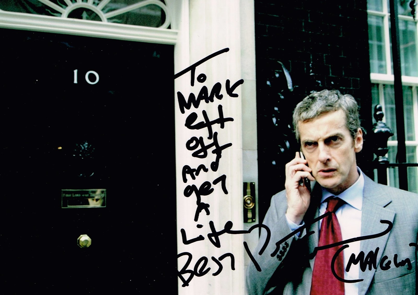 Mark's Autographs: In Person Success - Actor Peter Capaldi