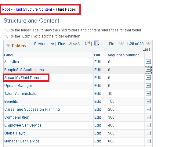 Sasank's PeopleSoft Log: Fluid UI - Working with Grids - Part 2 - Actionable Rows