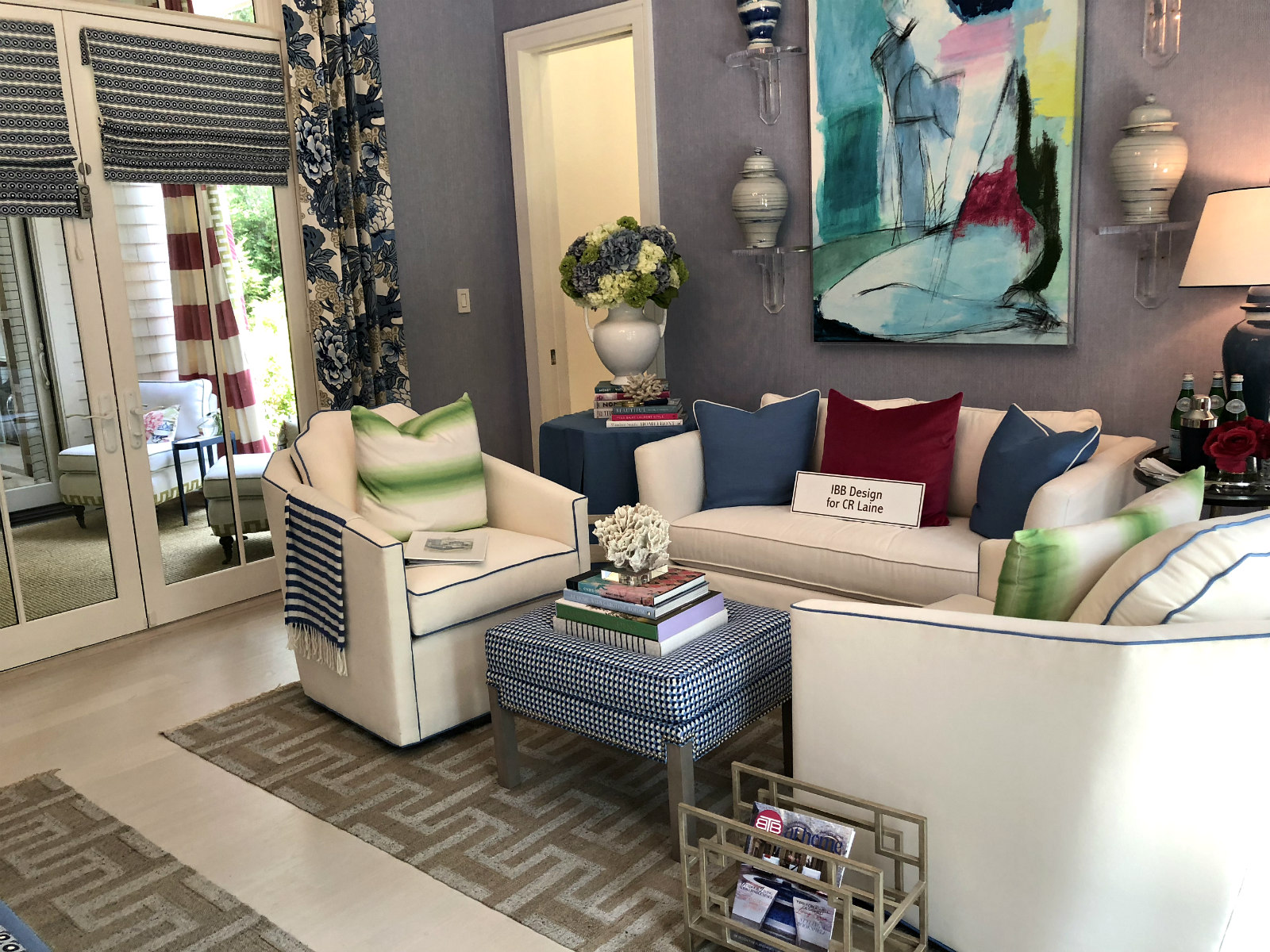 Hampton Designer Showhouse Tour (Interior Spaces) - Calypso in the Country