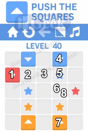 Push The Squares Level 40 ~ Doors Geek