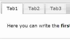 How to create tab design?