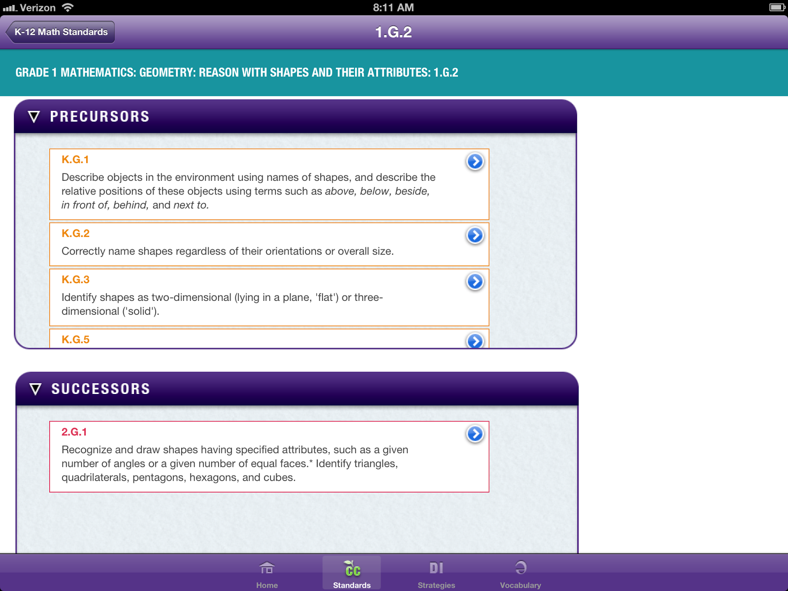 Toad-ally Exceptional Learners: Common Core App