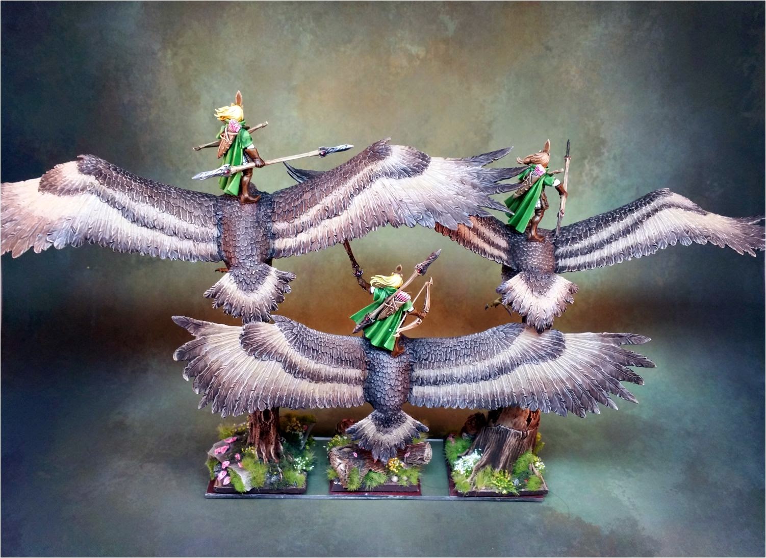 Wood Elves Warhawk Riders conversion