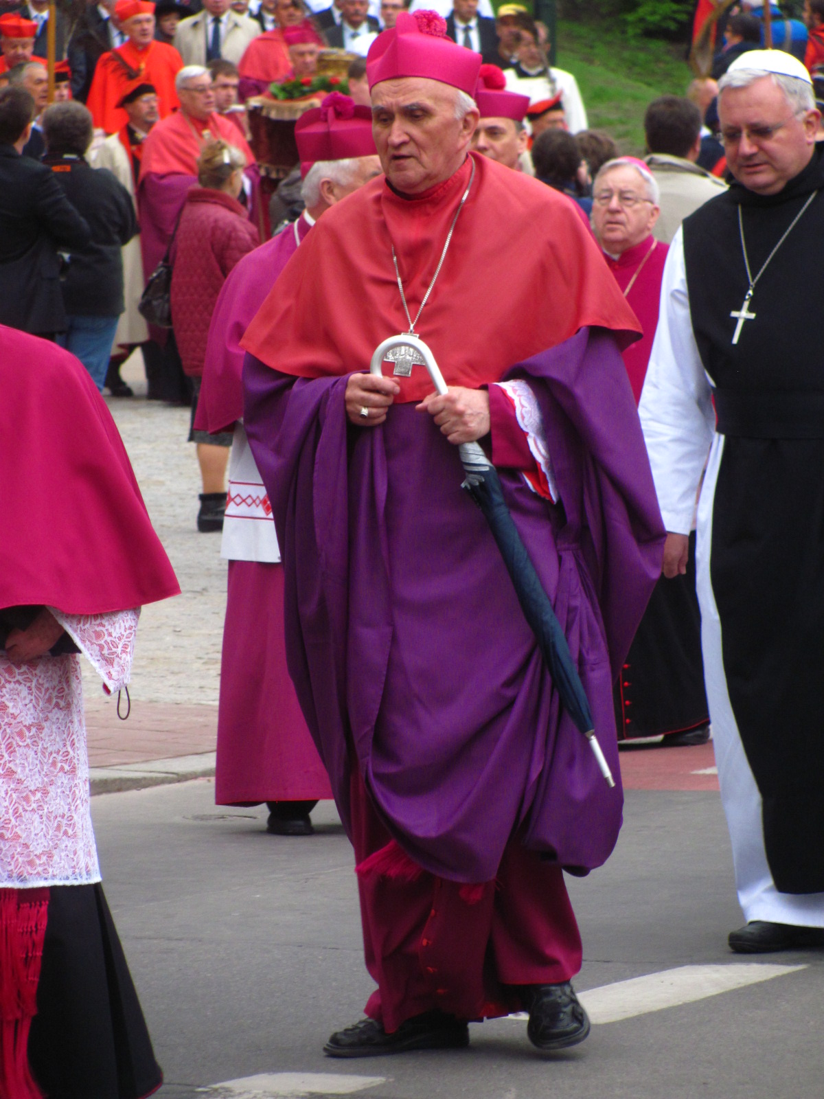 Te igitur: Cappa Magna on the Streets of Kraków in 2013