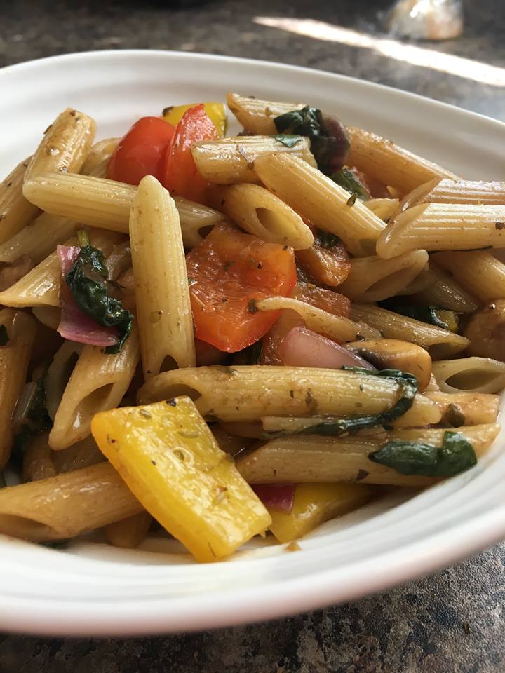 Vegetable Balsamic Penne – The Home Baked Vegan