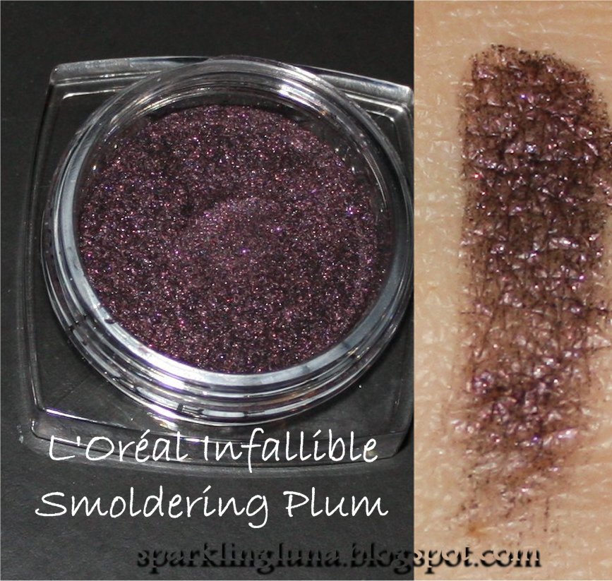 Sparkling Luna: EOTD : L'Oréal Infallible Liquid Diamond - Purple Obsession - Smoldering Plum ...