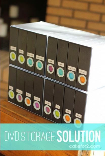 Serenity Now: 10 Ways to Organize DVDs {Organizing Tips and Tricks}