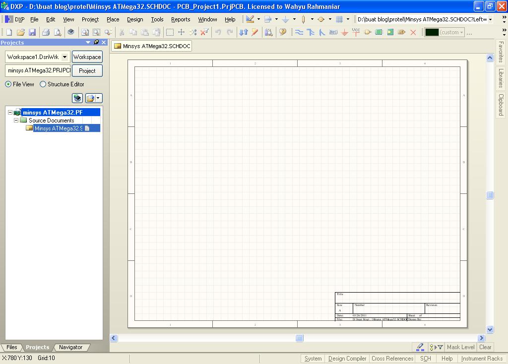 Technologination: Tutorial Desain PCB dengan Protel DXP 2004 (make own ...