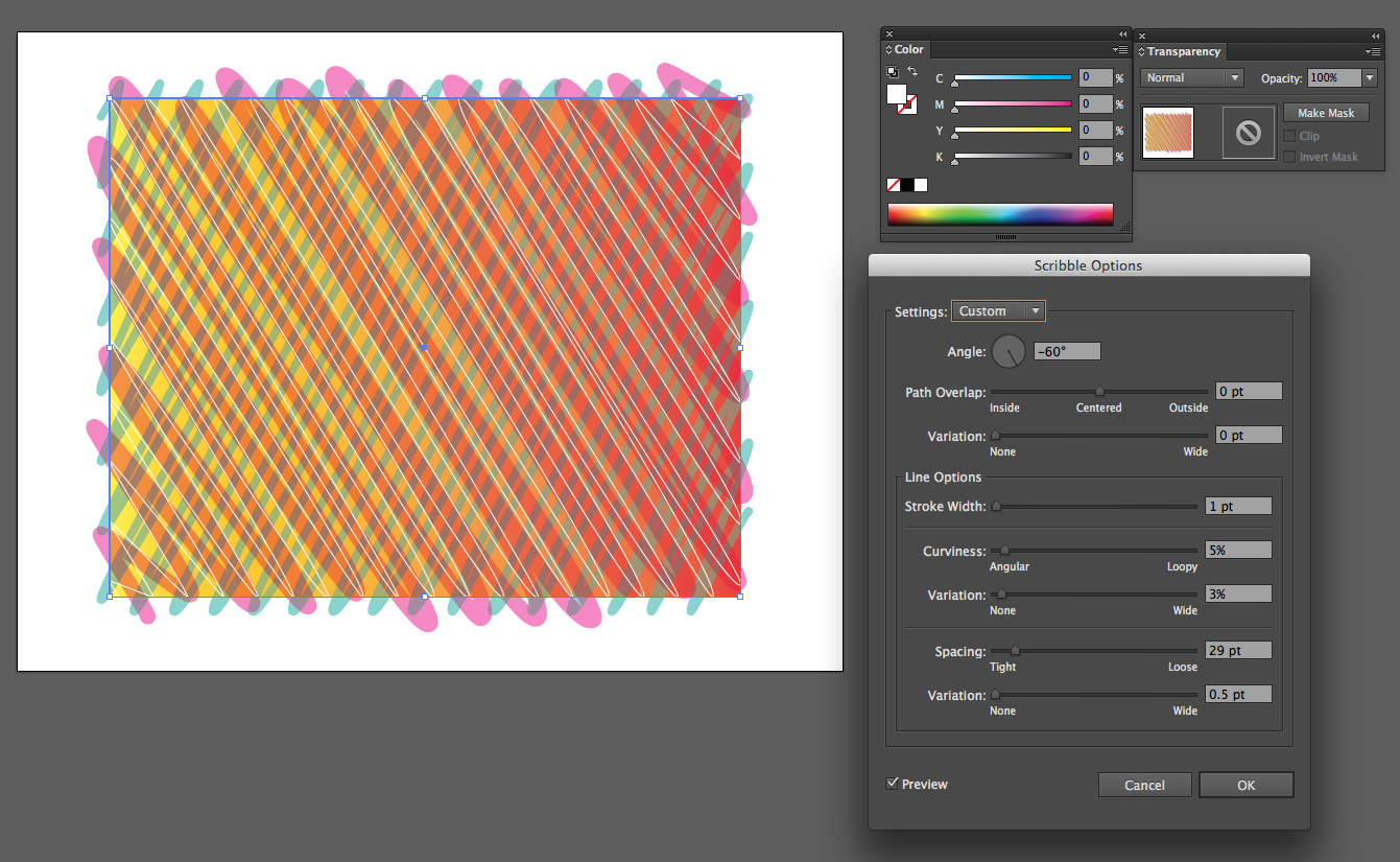 Document Geek: Argyle Scribble