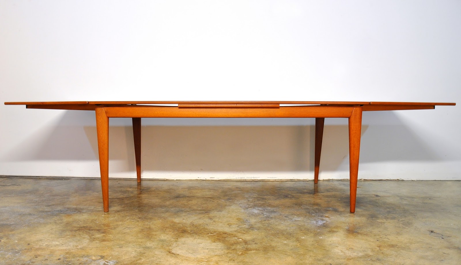 SELECT MODERN: Large Niels Moller Teak Expandable 10’ Dining Table