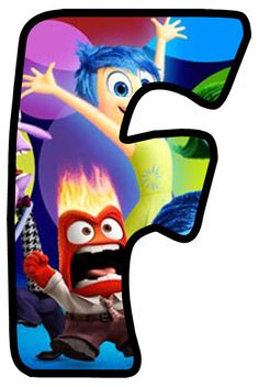 Abecedario de Del Revés. Inside Out Alphabet. - Oh my Alfabetos!