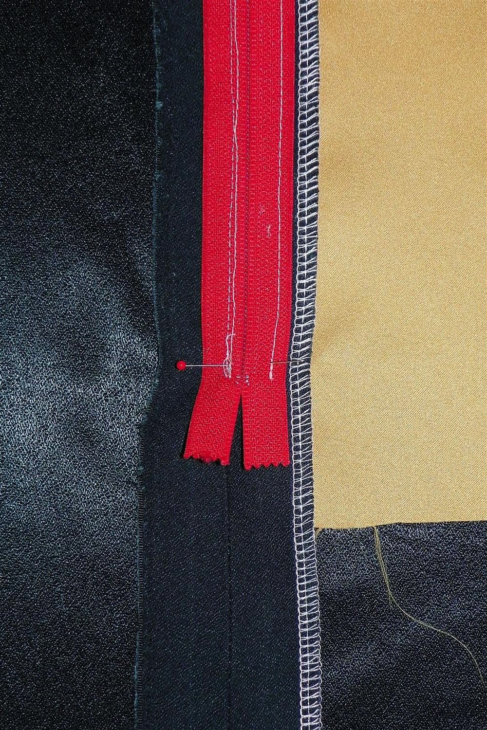 Elegant Obasan's Custom Creation Project: Open Top Lap Zipper Part I
