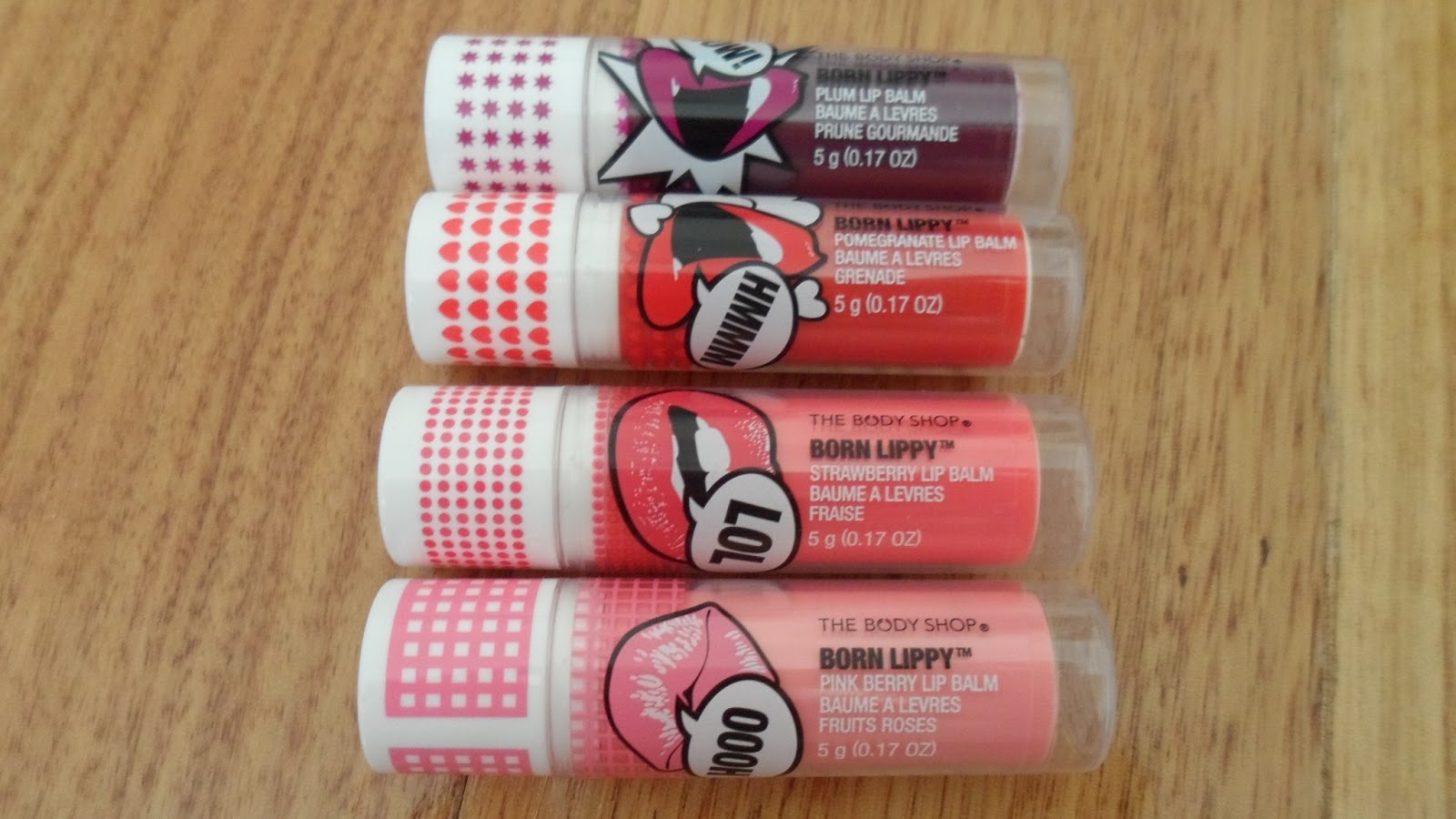 BEAUTYBLOGGR: Review: The Body Shop Born Lippy Lip Balms