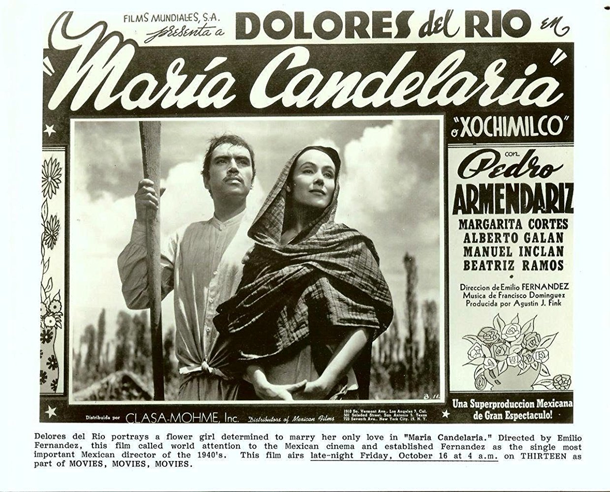 va de vagos - cine: María Candelaria (1943)