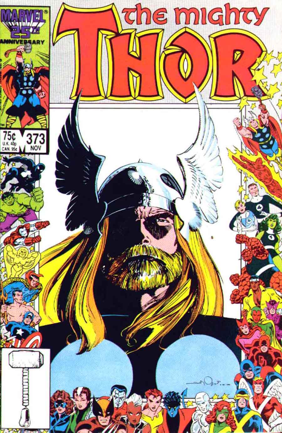 Thor #373 - Walt Simonson cover - Pencil Ink