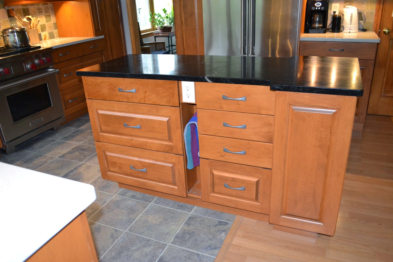 Kitchen Island - from the Boss's Kitchen - David Hecht Kitchens