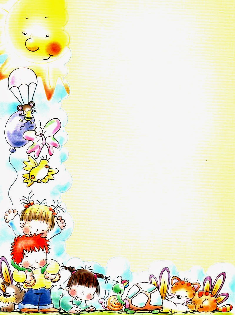 Escola Dominical Infantil: Borda: Crianças