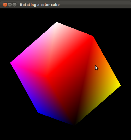 Graphics And Game Programming In OpenGL Rotating A Color Cube Graphics And Game Programming In OpenGL Rotating A Color Cube