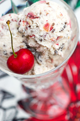 Irresistible Fresh Cherry-Dark Chocolate Ice Cream