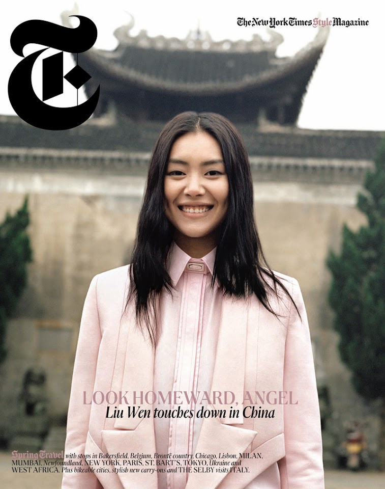 ASIAN MODELS BLOG: MAGAZINE COVER & EDITORIAL: Liu Wen for New York ...