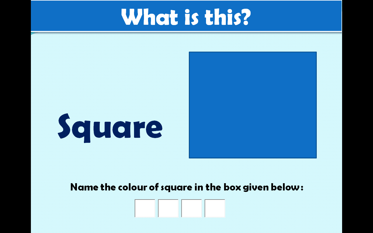 Interactive PowerPoint Courseware: Courseware 9 : Shapes & Its Colours