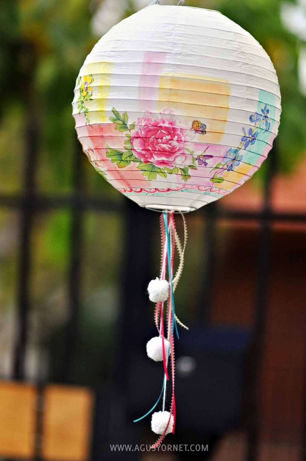 Lampara China Decorada/ Decorated Chinese Lamp | Agus Yornet Blog
