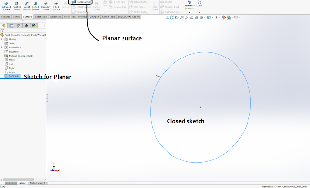 Design Tech Academy: Planar Surface: In SolidWorks