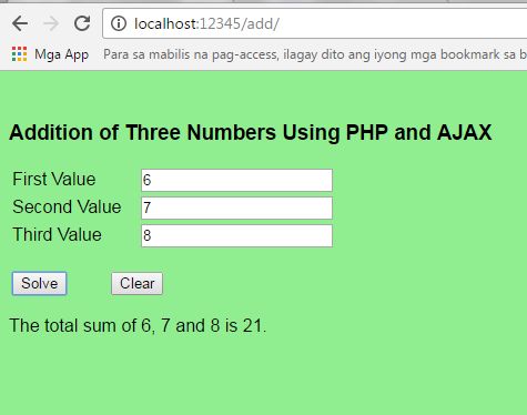 Free Programming Source Codes and Computer Programming Tutorials: Addition of Three Numbers in ...