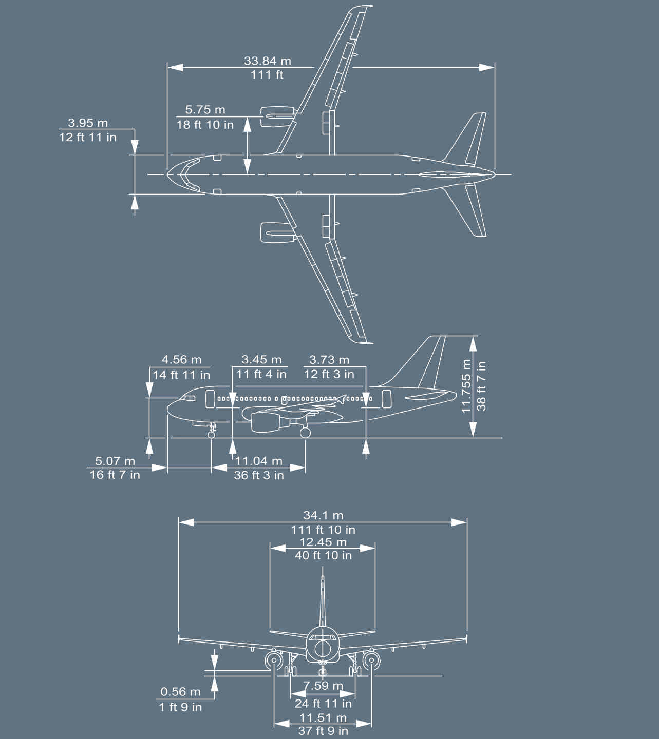 A320F technical description: AIRCRAFT GENERAL