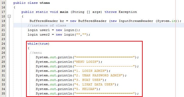 Praktikum PBO : Penggunaan Constructor pada NetBeans