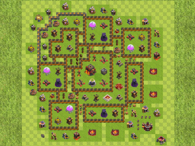 Base War TH 10 Terbaru dan Terkuat | Kumpulan Base dan Cara Bermain ...