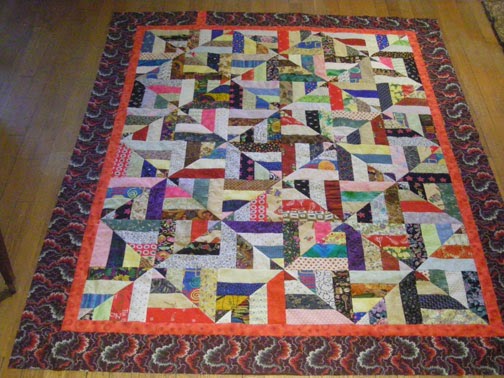 Eat, Sleep, Quilt: Strip twist
