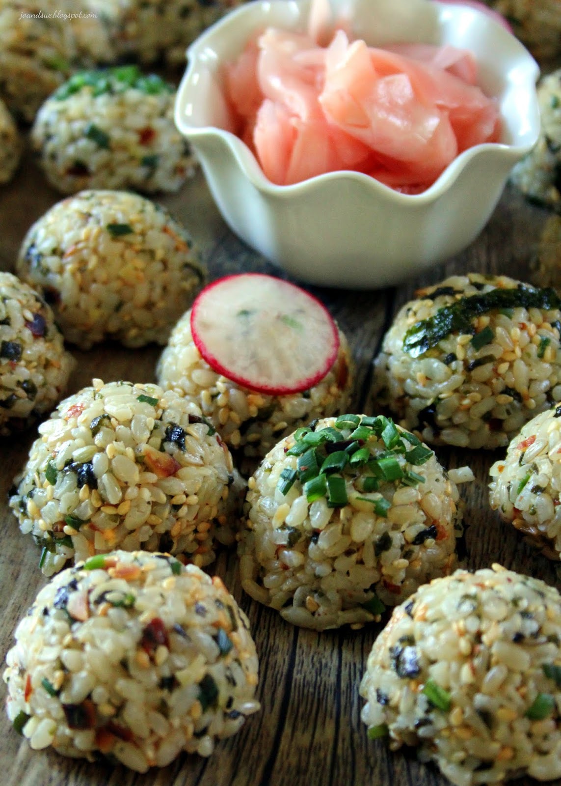 Jo and Sue: Brown Rice Lobster Sushi Balls