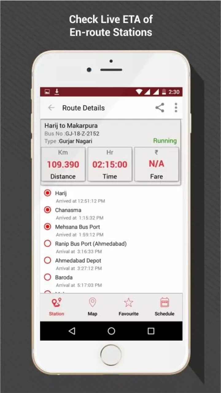 Rapid Go Realtime Bus Tracking Android App.
