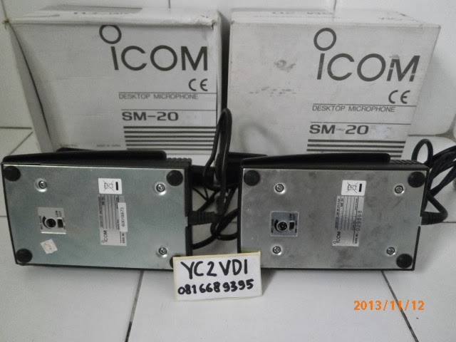 Sinar Agung ( Y C 2 V D I ): DESK TOP MICROPHONE ICOM SM 20 - MULUS ...