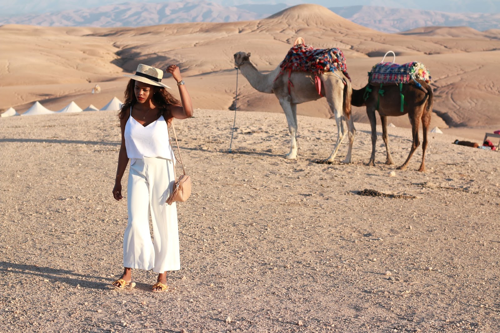 Dadou~Chic: Sunset Camel Ride : Agafay Desert