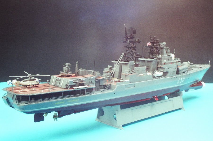 Model 12: Admiral Chabanenko Russian Destroyer UDALOY II 1/350