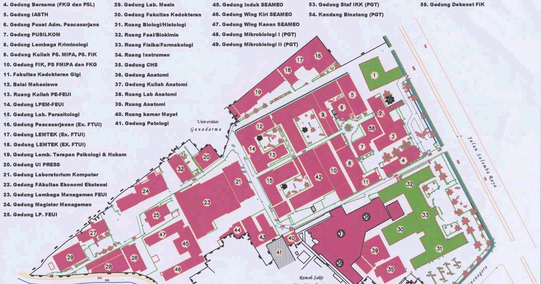 Denah UI, Yang Indah!