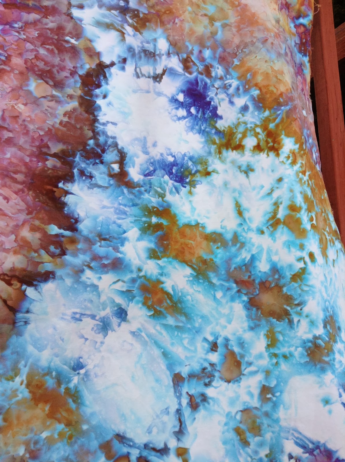 Solar Threads: Adventures in Snow Dyeing