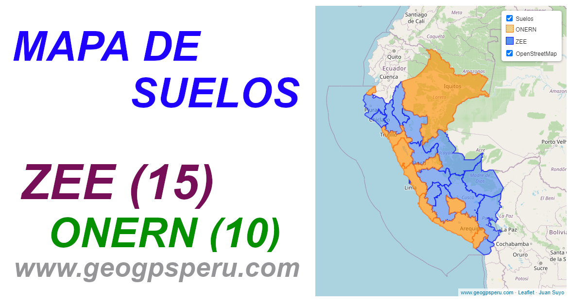 GEO GPS PERÚ: Mapa de Suelos - Shapefile + Memoria descriptiva - ZEE OT ...