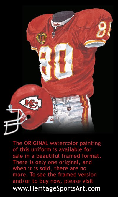 Kansas City Chiefs Uniform and Team History | Heritage Uniforms and ...