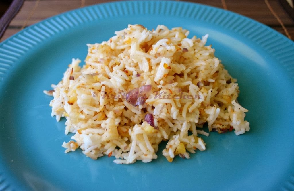 Krithi's Kitchen: Garlic Pearl Onion Rice | Infant & Toddler Food Ideas ...
