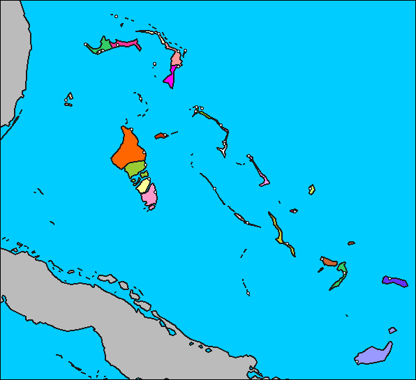 MAPAS DE: BAHAMAS, America