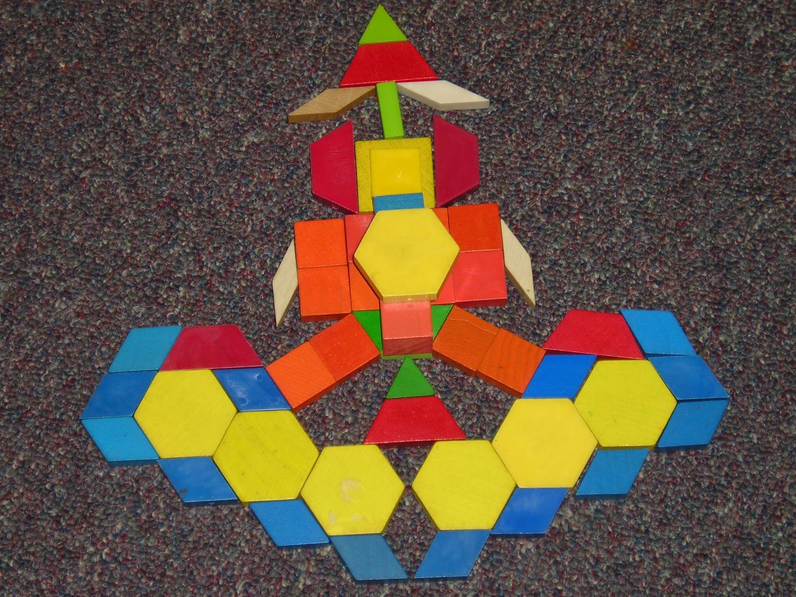 Tales From a K-1 Classroom: Symmetry with Pattern Blocks