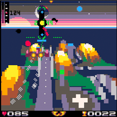 Indie Retro News: Zepton - A Third person 3D Zaxxon - On Pico-8!