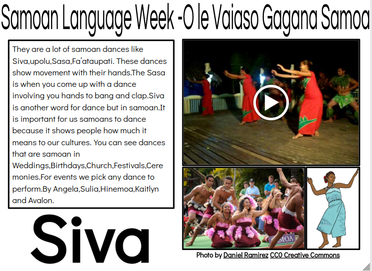 Avalon @ Panmure Bridge School: Samoan Language Week - O le Vaiaso ...